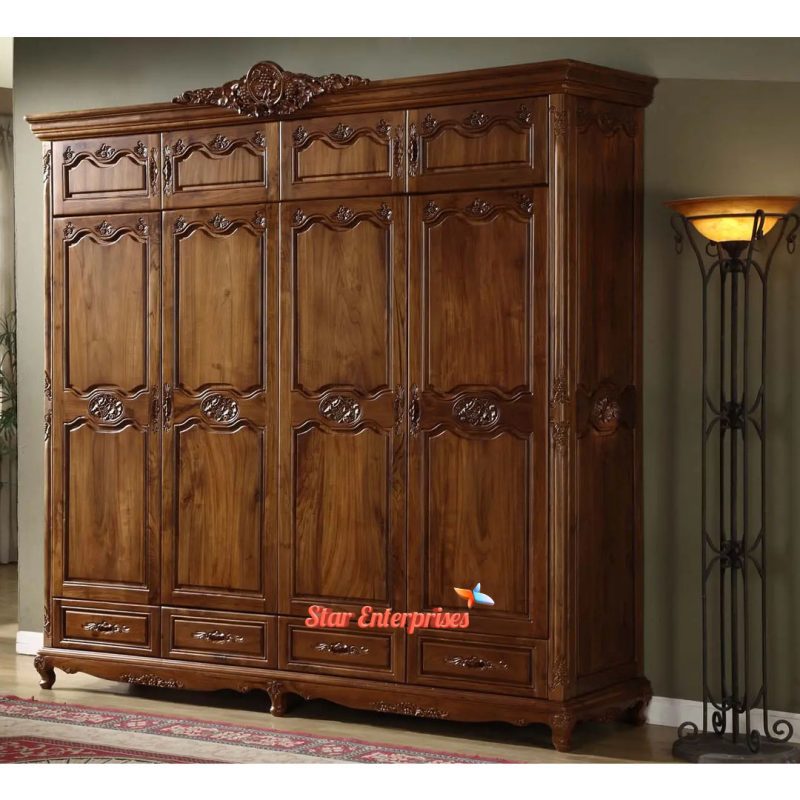 Star Enterprises Modern Style Teak Wood Almirah ALM-04 - Star ...