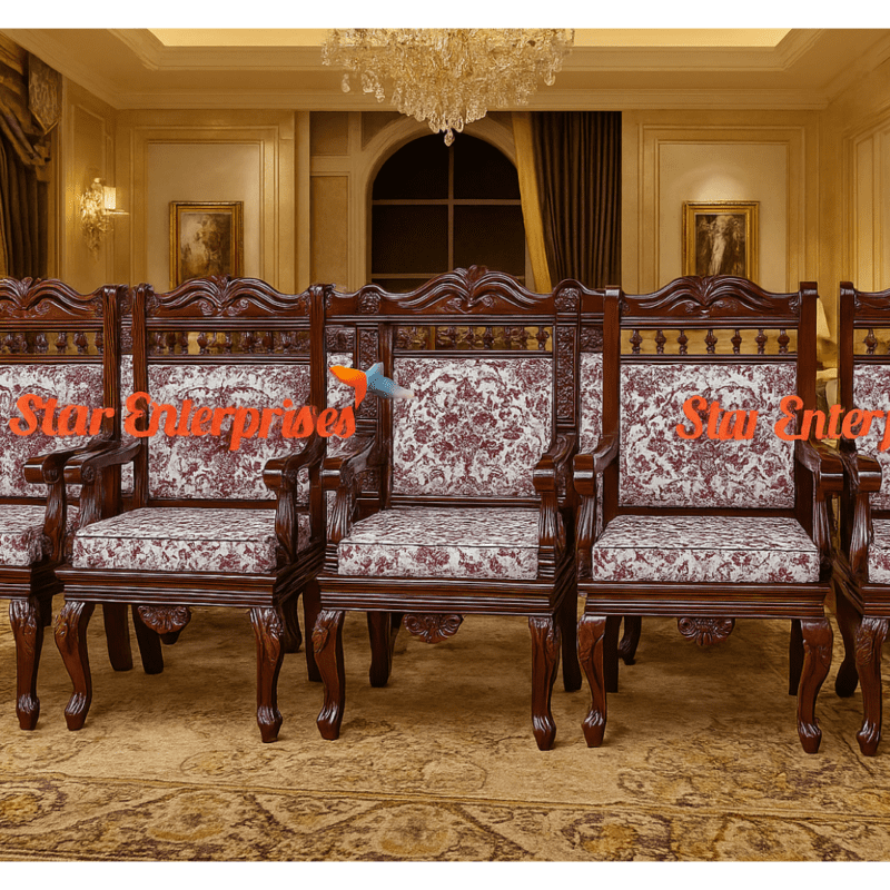 Star Enterprises Premium Teak Wood Conference Room Chairs Design BDCH ...